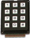 3 x 4 Keypad 24Vdc 20mA Common output | 212-910
